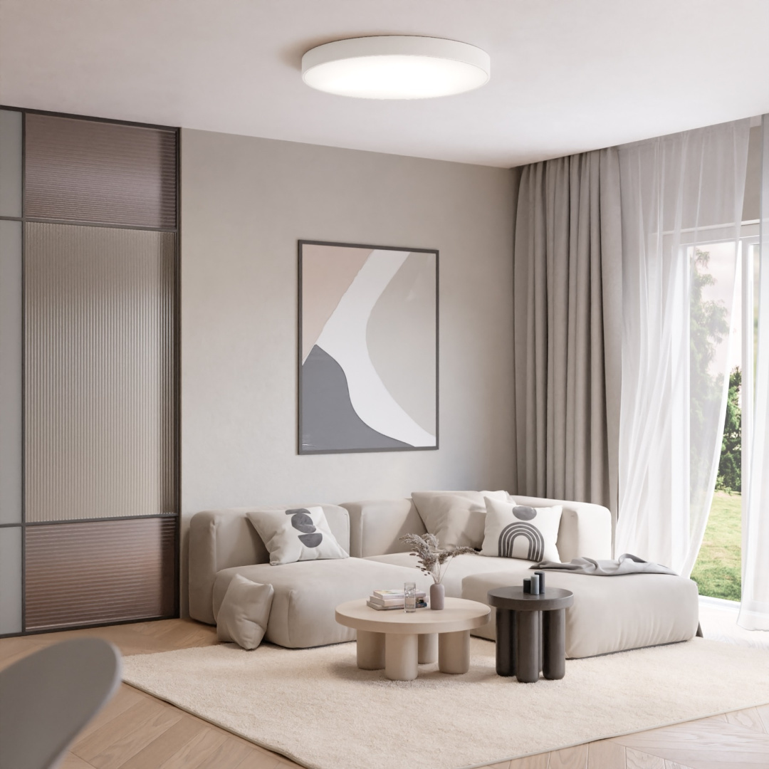 Lampa sufitowa Plafon CLEO 600 Biały 60 cm